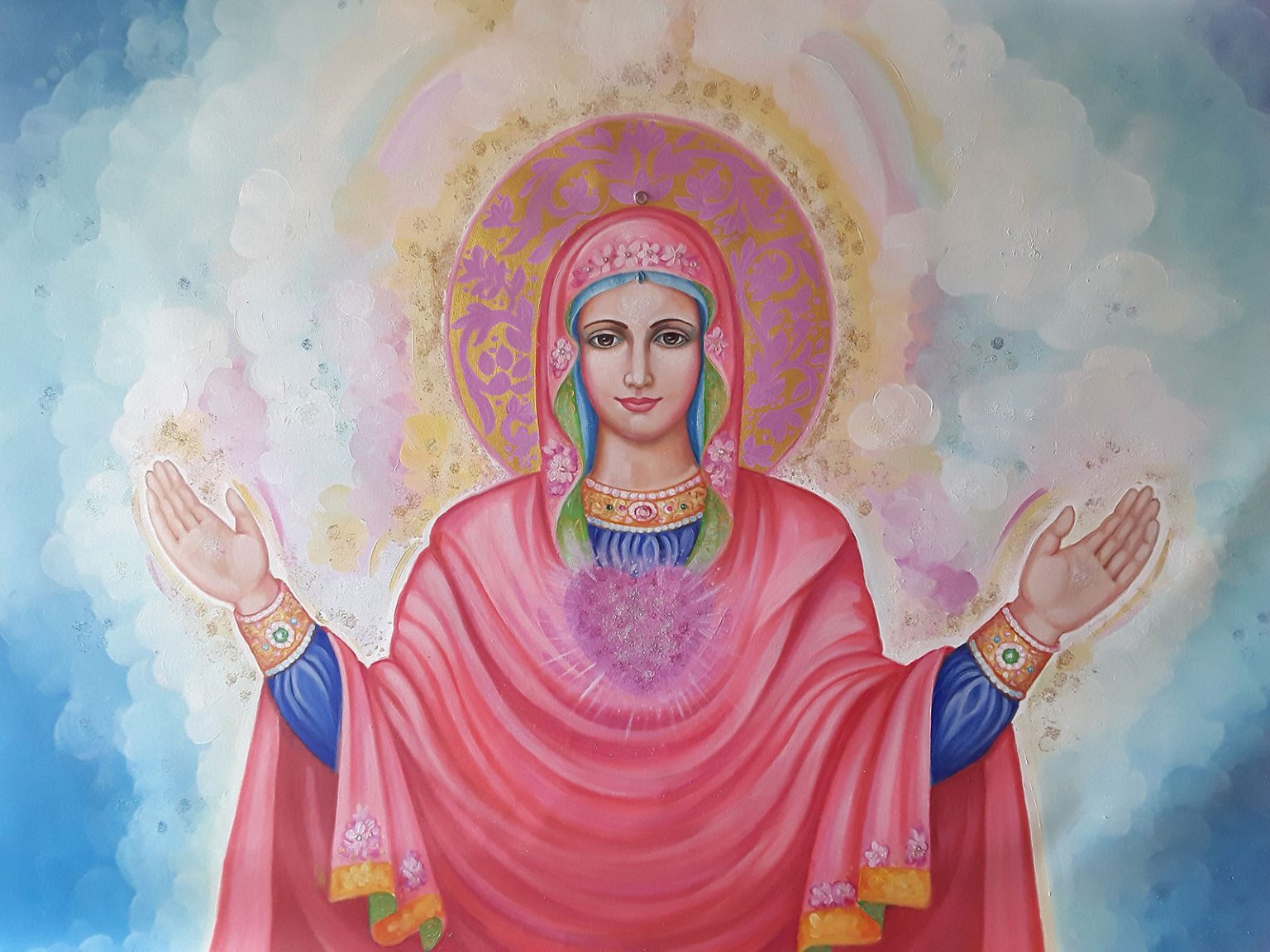 COSMIC MARIA – LEINWANDDRUCKE – Judit Hildebrandt – Jaahnvi